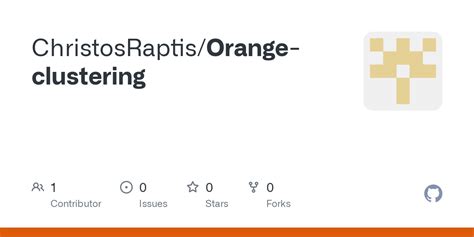 Github Christosraptisorange Clustering