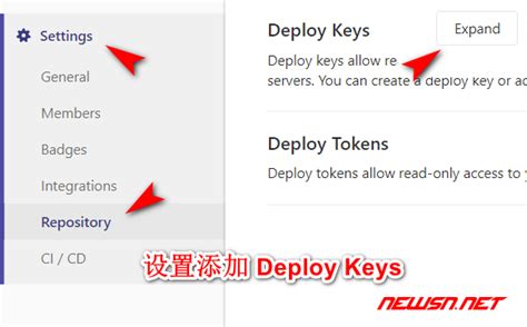 如何设置 Gitlab 的 Deploykey，实现免密码 Git Pull 代码？