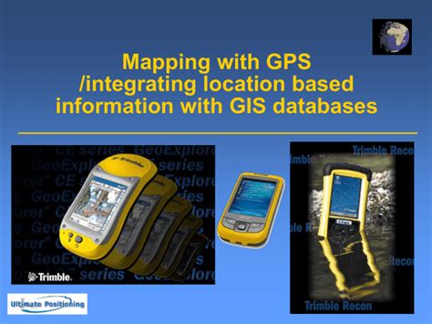 Mapping With Gps Integrating Location Based Information With Gis Databases