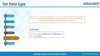 Python Programming Python Programming For Beginners Python Tutorial Edureka Pdf