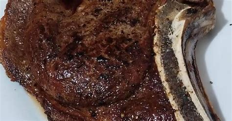 Steak With Celery Puree With Ginger Infused Butter And Black Truffles For Supper Tonight