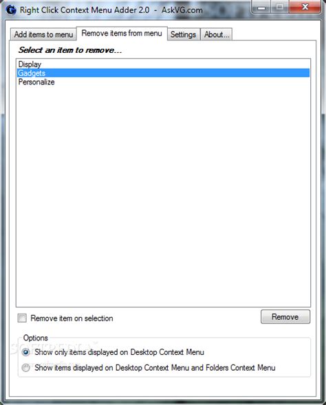 Right Click Context Menu Adder Download Softpedia