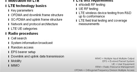 Telecom Knowledge And Experience Sharing Lte Basic Part1