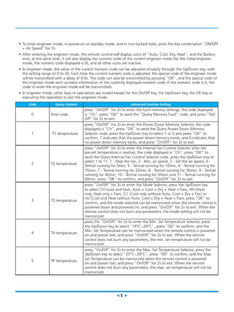 Pilot Midea Code Service Pdf Manufactured Goods Electricity