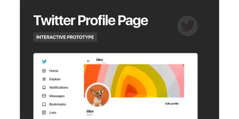 Twitter Profile Figma