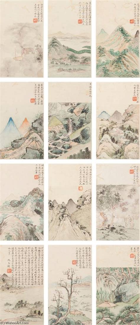 Art Reproductions Landscapes By Ruan Yuan 1764 1849
