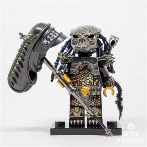 Exclusive Black Predator Custom Lego Minifigure Set 5 Brick Predator