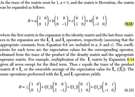 As The Trace Of The Matrix Must Be A And The Chegg Com