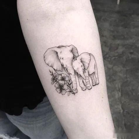 TATTOO 寓意吉祥的大象纹身 象征