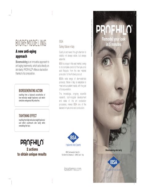 Profhilo Patient Brochure Print 1 Pdf