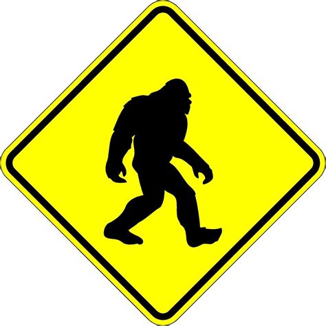 Municipal Supply And Sign Co Bigfoot Crossing Eye Catching