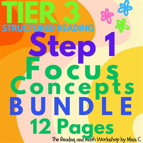 Step 1 Dyslexia Lesson Focus Concepts Bundle Instructions For Substep