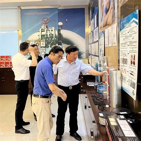 省台办副主任芮经忠赴扬州调研台资企业情况
