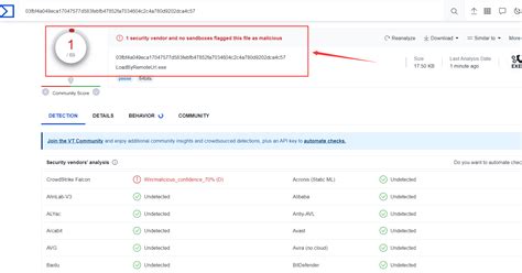 Shellcode分离加载实现免杀的两种方式 VT免杀率 1 68 亨利其实很坏 博客园