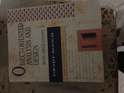 Object Oriented Analysis And Design With Applications The Benjamin Cummings Series In Object