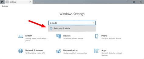 Switch To S Mode In Windows Build