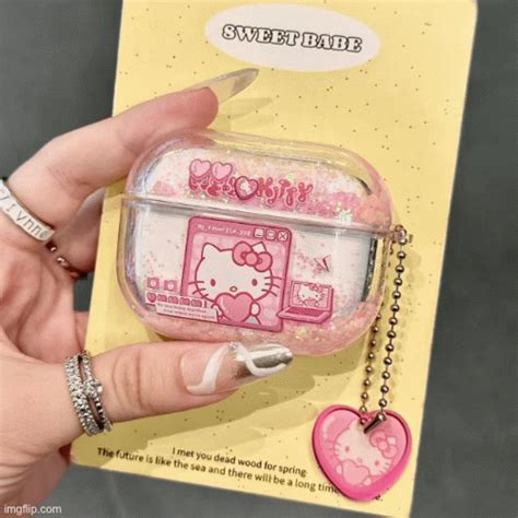 주문폭주🧡주문제작🫧글리터헬로냥이 에어팟케이스 하이틴 손민수 캐릭터 Y2k 커플 우정 키치 레트로 친구선물 생일 선물추천 레트로 감성 연예인 귀여운 유니크 고양이 키링 에어팟