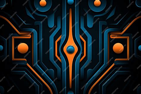 Futuristic Abstract Shapes Pattern With D Pattern Background Image Pattern Wallpaper Premium