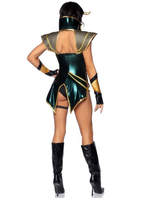 Womens Sexy Trickster Goddess Loki Costume
