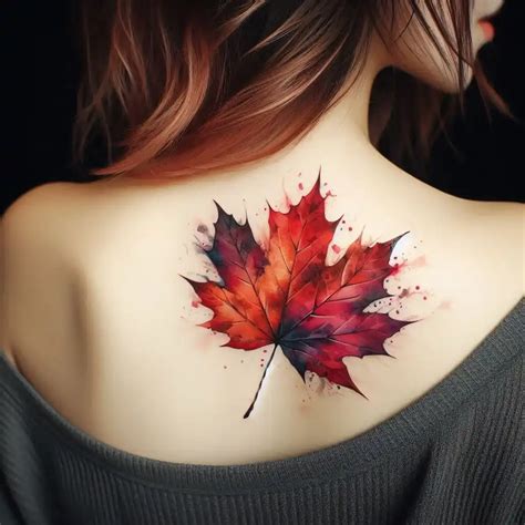 20 Stunning Maple Leaf Tattoo Ideas