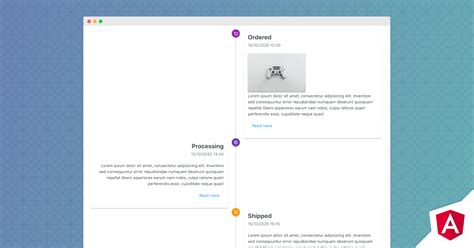 Angular Timeline