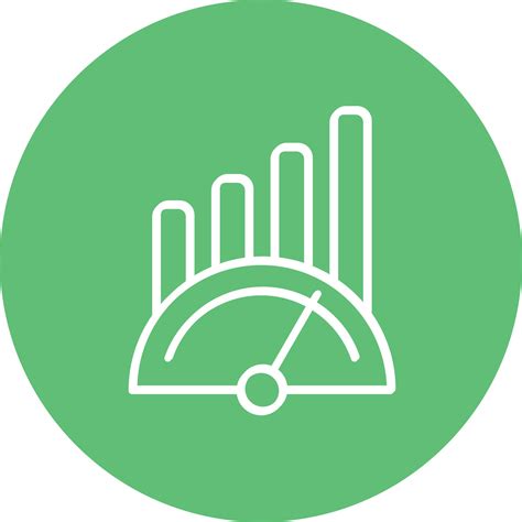 Benchmark Line Circle Background Icon 17627554 Vector Art At Vecteezy