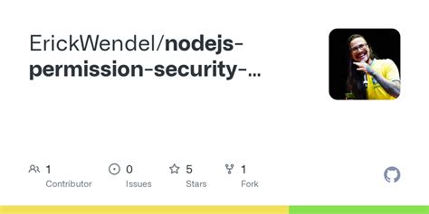 Github Erickwendelnodejs Permission Security Demo