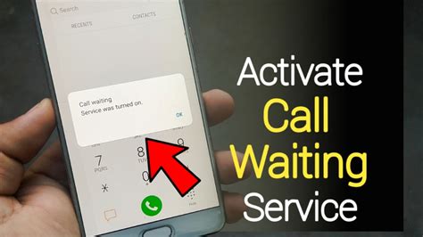 how to activate call waiting on android enable call waiting service