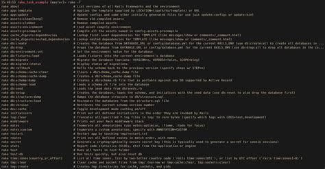Rails Rake Task 사용하기 Who Is Bluesh55