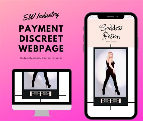 Payment One Page Website Adult Website Sex Worker Website Onlyfans Discreet Payment Method