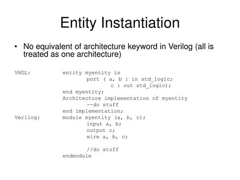 Ppt An Introduction To Verilog Transitioning From Vhdl Powerpoint