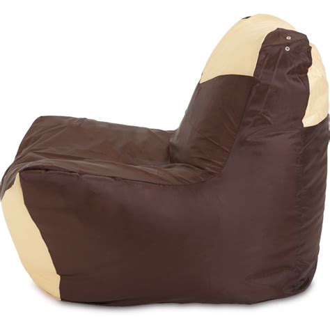 Кресло мешок «Классическое см Коричневый и бежевый — Пуффбери