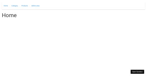 React Router Demo Codesandbox