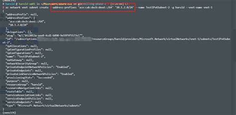 Use Azure Cli Create Subnet Issue · Issue 15213 · Azureazure Cli · Github