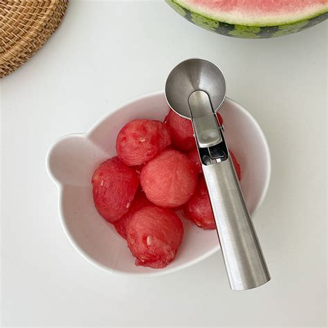 헤이데이 리빙몰 스테인리스스틸 스쿱 아이스크림 화채 수박 감자 샐러드 스쿠프 주걱 숟가락 셔터 위시버킷