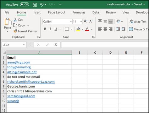 Eliminate Invalid Email Addresses In Excel 2 Effective Methods