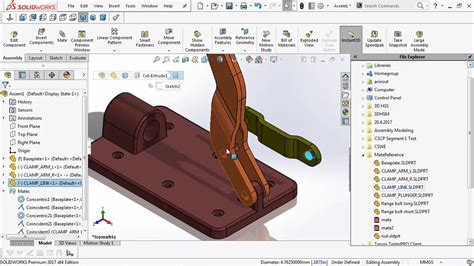 สอน Solidworks ตอนที่ 13 เทคนิคการประกอบชิ้นงานโดยการสร้าง Reference Youtube