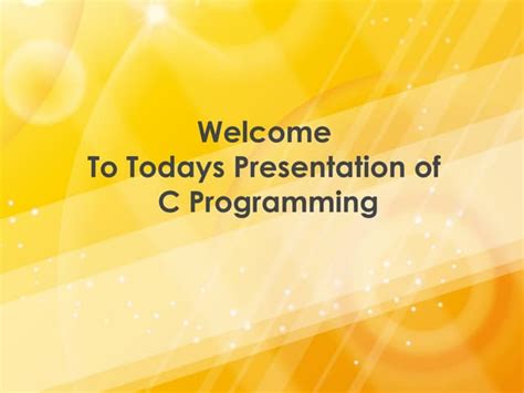 Why C Is Called Structured Programming Language Ppt
