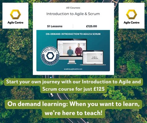 Agile Centre On Linkedin Scrum Agile Scrummaster Ondemand