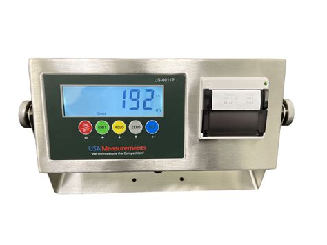 Us 8011p Indicator Lcd Display With Printer
