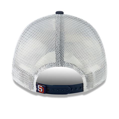 New Era 9forty San Diego Padres 1991 Cooperstown Trucker Snapback Hat Navy Billion Creation