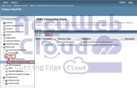 Jdbc Connection With Gassfish Accuwebcloud Guide