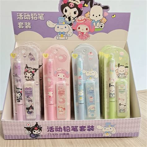 산리오 캐릭터 샤프 샤프심 0 5mm 필기구 마이멜로디 시나모롤 쿠로미 포챠코 산리오 친구선물 신학기용품 우정선물 생일선물