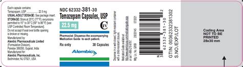 Dailymed Temazepam Capsule