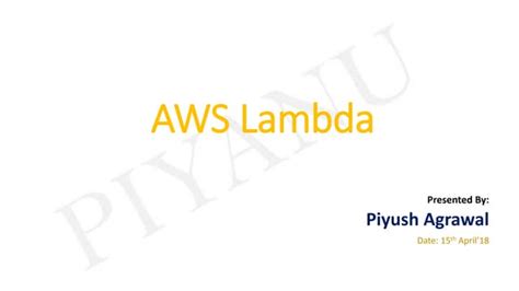 Aws Lambda Fundamentals Ppt