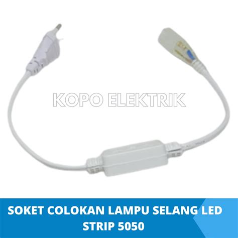 Led Strip Connector Hose Light Plug Socket Shopee Malaysia