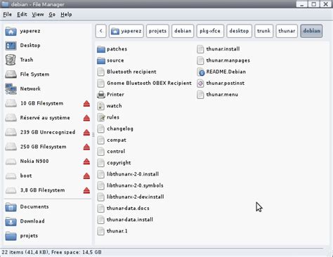 Designthunarshortcuts Pane Xfce Wiki