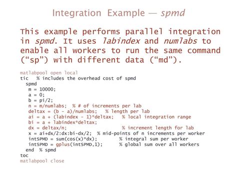 Ppt Introduction To Matlab Parallel Computing Toolbox Powerpoint