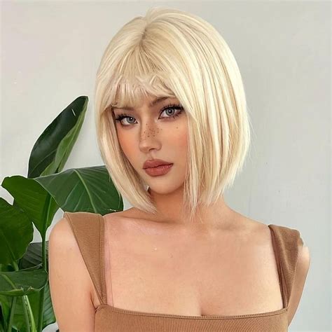 Short Silver Gray Straight Bob Wigs For Women Silver Gray Pixie Layered Hair Wig Shaggy Natural