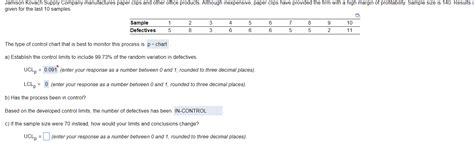 Solved The Type Of Control Chart That Is Best To Monitor Chegg Com